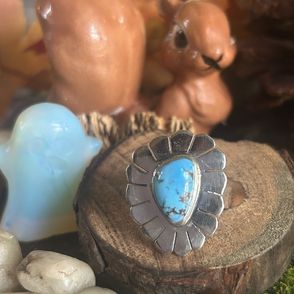 Jewelry | 925 Sterling Stunning Golden Hills Turquoise Ring | Poshmark